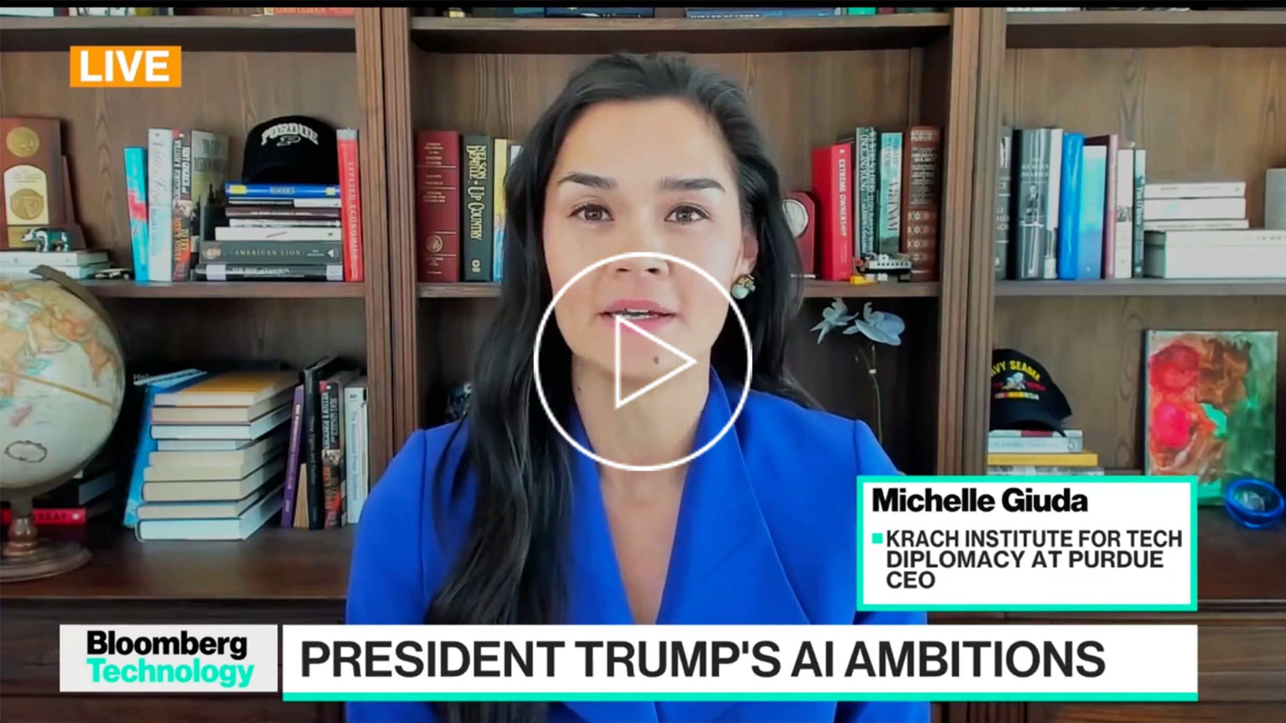 Michelle Giuda on Bloomberg TV About Trump 2.0 AI Investments: America ...